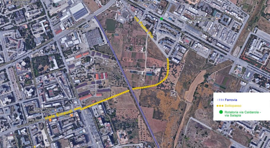 Bari, giù il ponte di via Omodeo e nuovo sottopasso tra viale Einaudi e ...